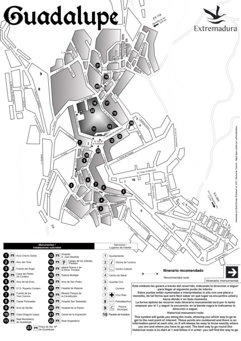 Ruta Autoguiada por Guadalupe - Pagina de Turismo de Guadalupe