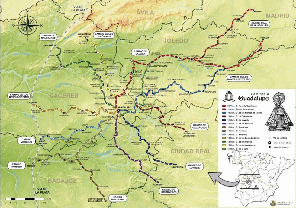 Caminos de Peregrinación - Pagina de Turismo de Guadalupe